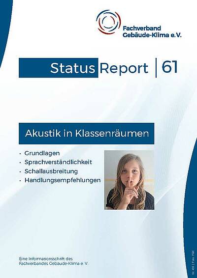 FGK: Status-Report 61 „Akustik in Klassenräumen“ | IKZ