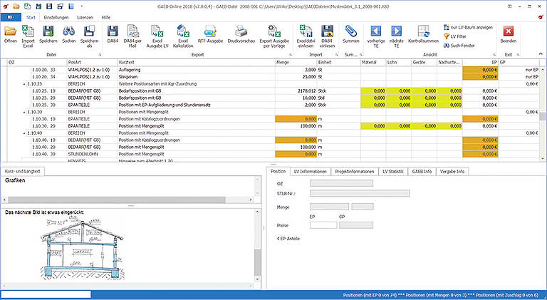 gaeb-online: Software konvertiert Excel-Daten ins GAEB-Format | IKZ