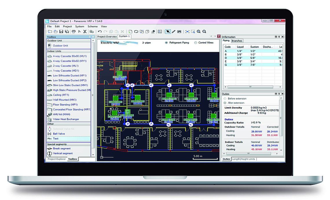 Kostenlose VRF-Planungs-Software | IKZ