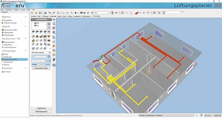 Hottgenroth/ETU Software: Wohnraumlüftung nach DIN 1946-6 mit 3D ...
