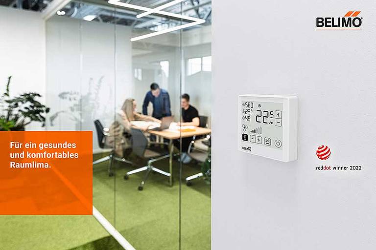Raumsensoren und Raumbediengeräte von Belimo für ein gesundes Raumklima ...